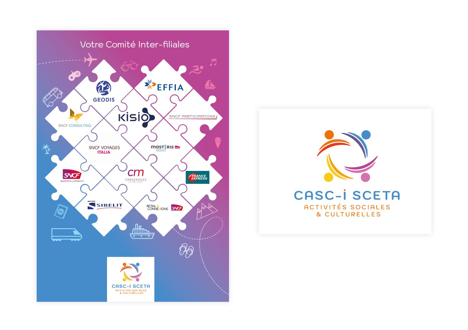 Création du logo d'un CSE / Comité d'entreprise, une spécialité